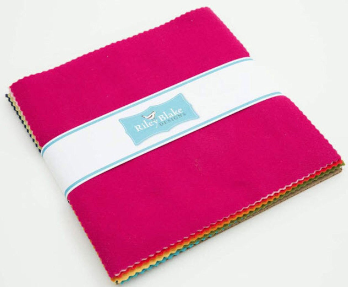 Brights Wool Layer Cake for Penny Rugs Quilting Applique Pin | Etsy