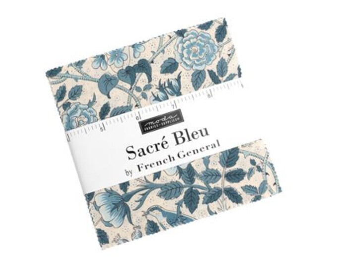 Sacre Bleu Charm Pack 13970PP by French General, Moda Fabrics, Moda ...