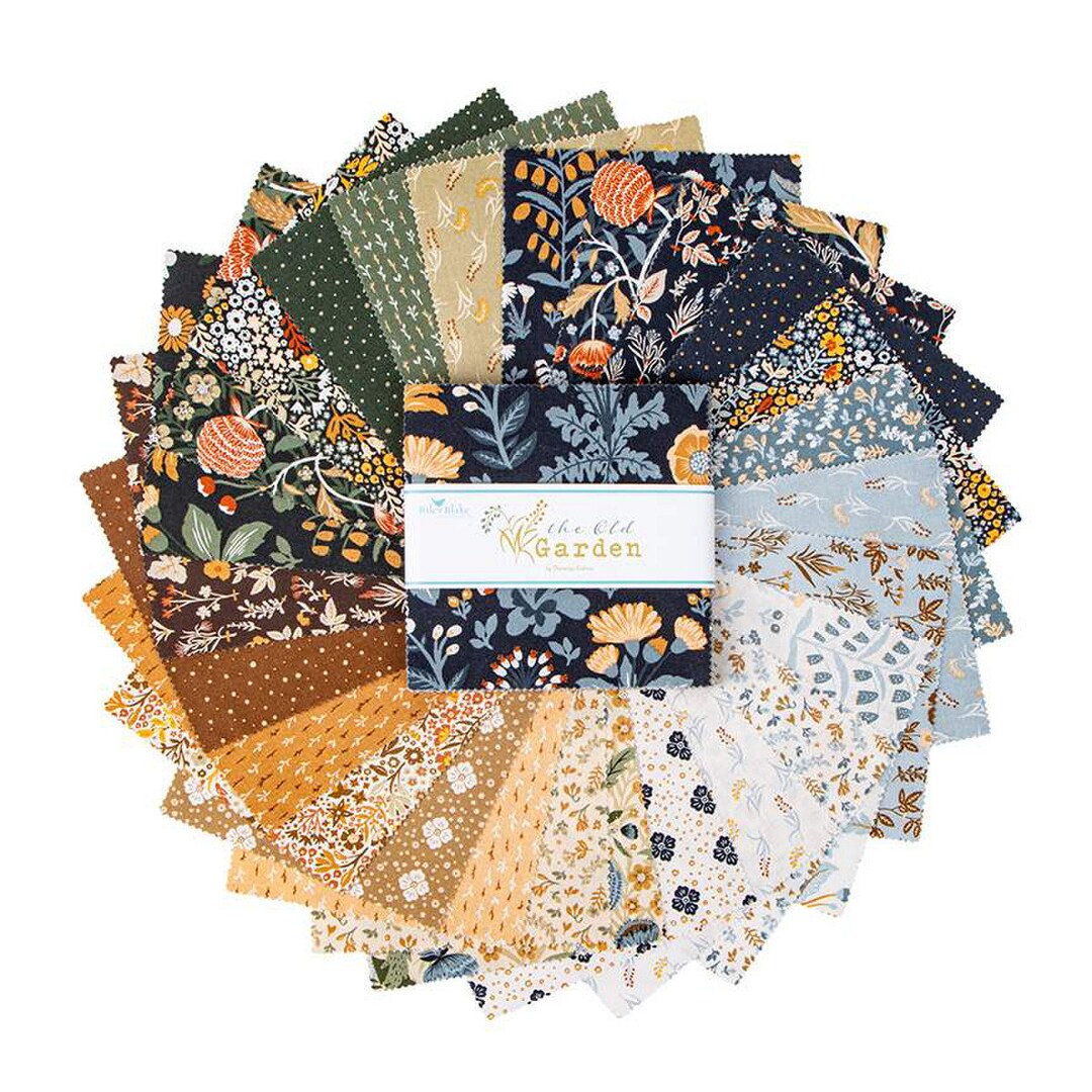 The Old Garden 5 Stacker Charm Pack by Danelys Sidron for Riley Blake Designs 42 5-inch Squares ...