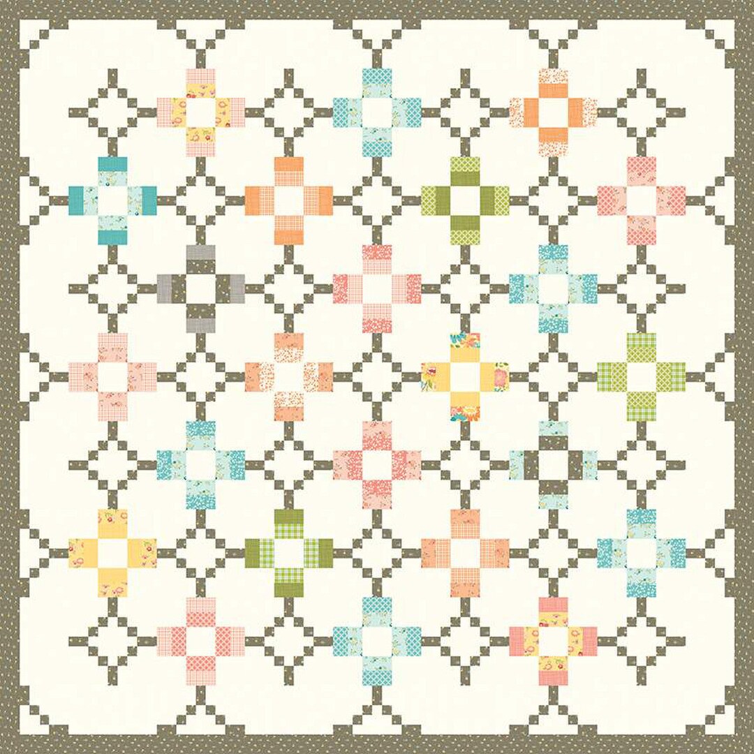 Sandy Gervais Ebb and Flow Quilt Pattern, P157-EBBANDFLOW, Fat Eighth ...