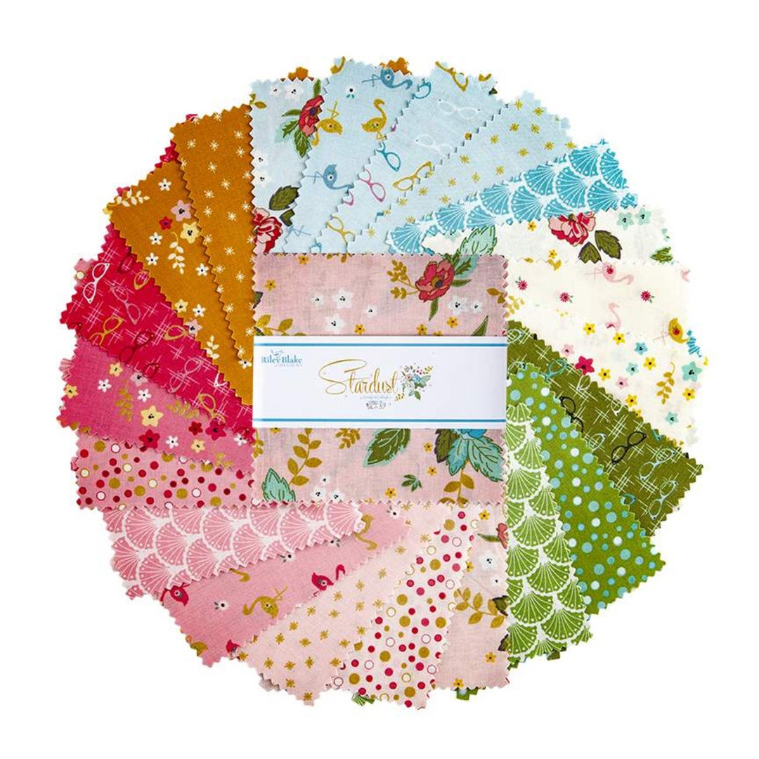 Stardust 5" Stacker Charm Pack Bundles by Riley Blake Designs- 42 ...
