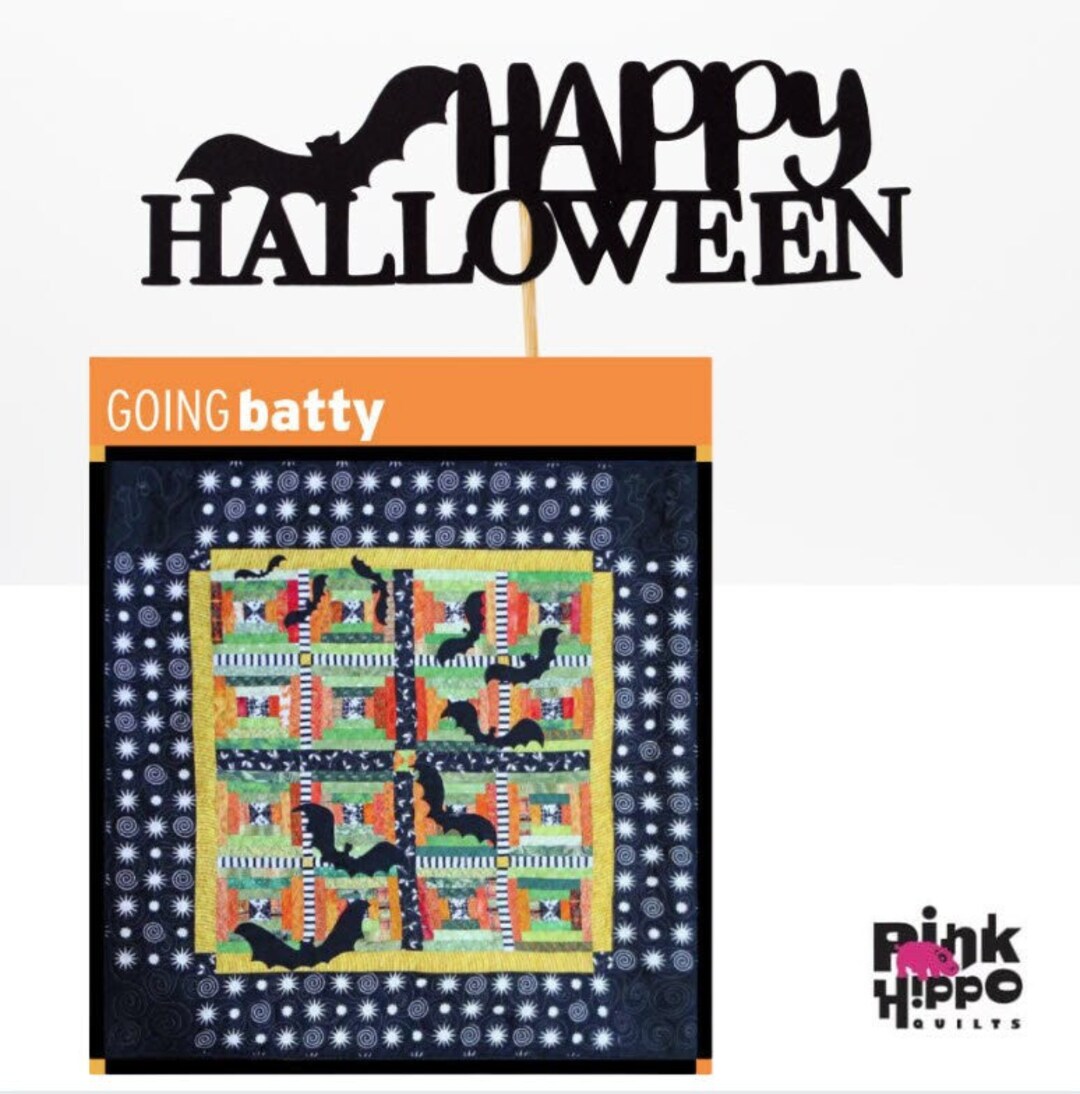 Going Batty Halloween Quilt Pattern - Etsy