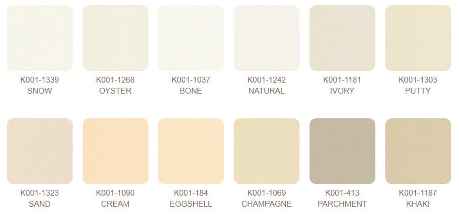 Not Quite White Palette 12 Fat Quarter Pack Kona Cotton | Etsy