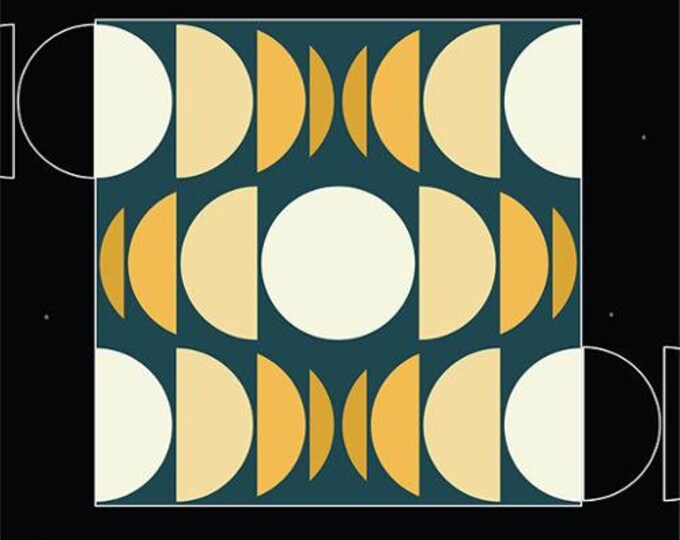 Clava Quilt Pattern by Miss Make, a Machine Stitched Pattern, Stock ...