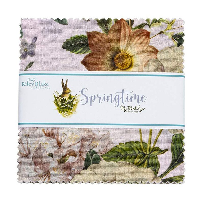 Springtime 5 Stacker Charm Pack Bundles Bymy Mind's - Etsy