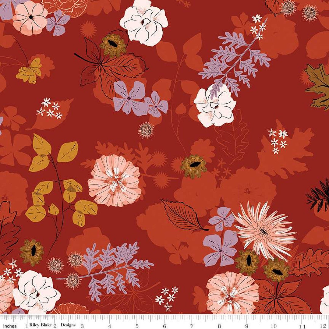 Maple Main Brick by Gabrielle Neil Design for Riley Blake Designs, 1/2 ...