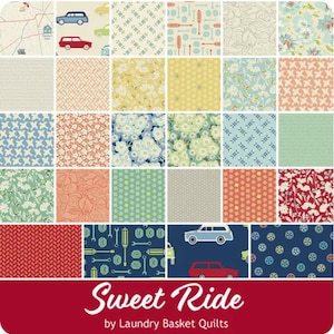 Sweet Ride 5" Single Scoops by Edyta Sitar for Laundry Basket, 42 Piece ...