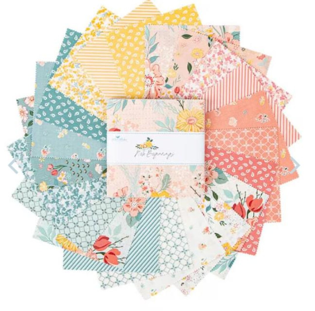 New Beginnings 5" Stacker Charm Pack by Sandy Gervais for Riley Blake ...