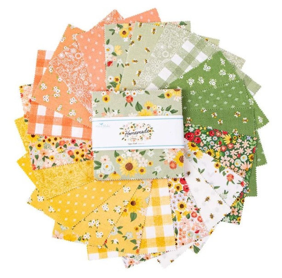 Homemade 5" Stacker Charm Pack by Echo Park Paper Co for Riley Blake Designs 42 5-inch Squares ...