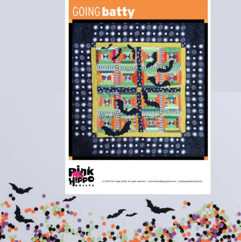Going Batty Halloween Quilt Pattern - Etsy