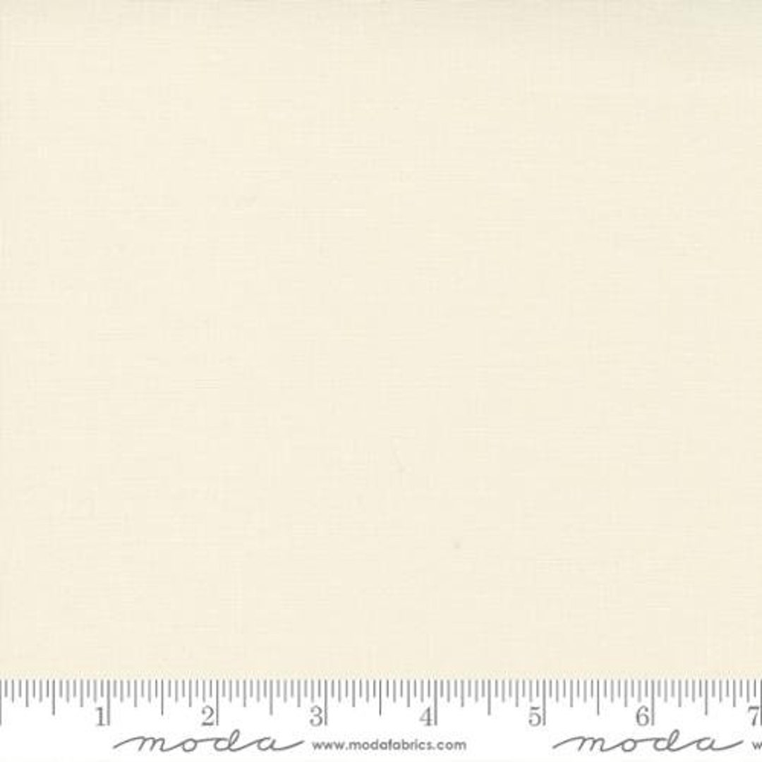 Bella Solids Ivory, Moda Basic Solid Natural 9900 60 for Moda Fabrics ...