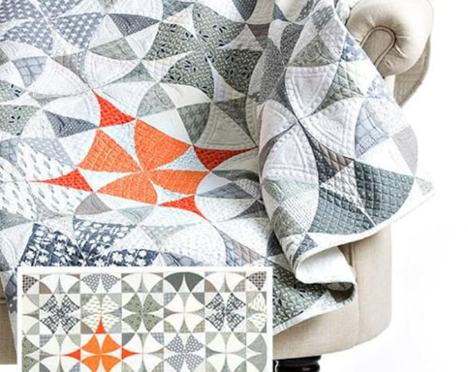 Sandy Gervais Ebb and Flow Quilt Pattern, P157-EBBANDFLOW, Fat Eighth ...