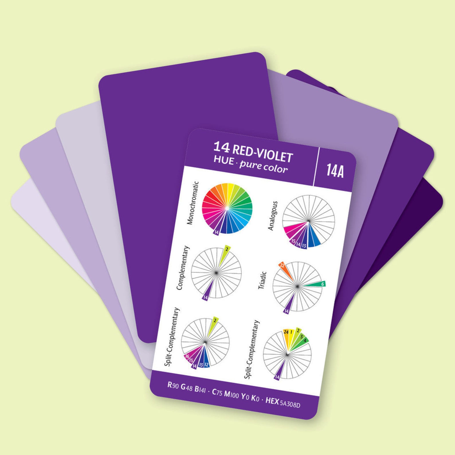 Essential Color Card Deck by Joen Wolfrom, Contains 200-card Deck, 168 ...