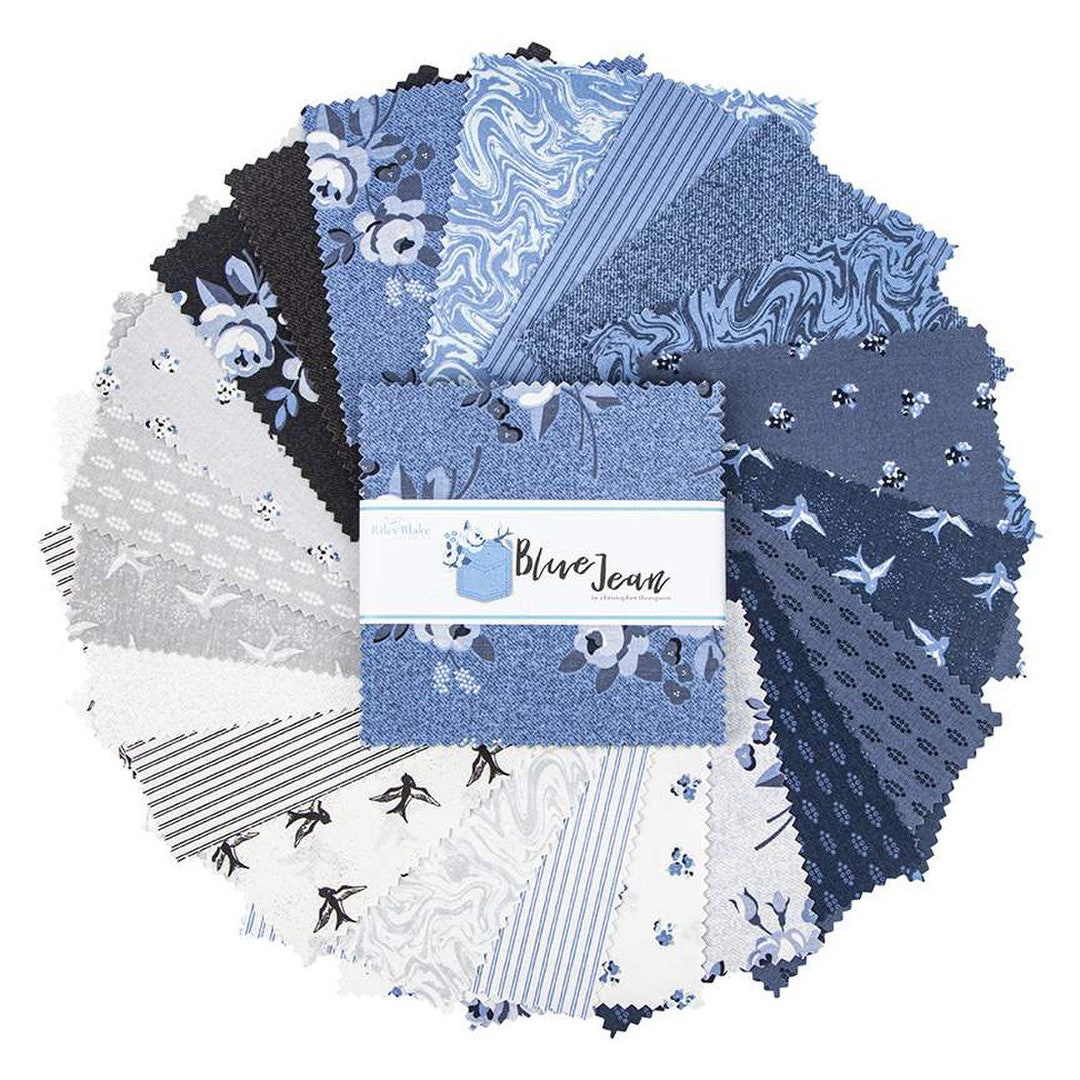 Blue Jean 5 Stacker Charm Pack Bundles From the Blue - Etsy