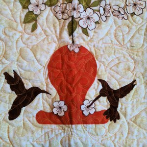 Hummingbird Garden PDF Patchwork Quilt Pattern - Etsy