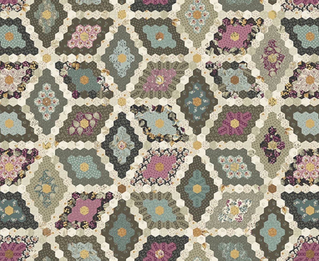 English Garden by Edyta Sitar -laundry Basket Quilts for Andover, Color ...