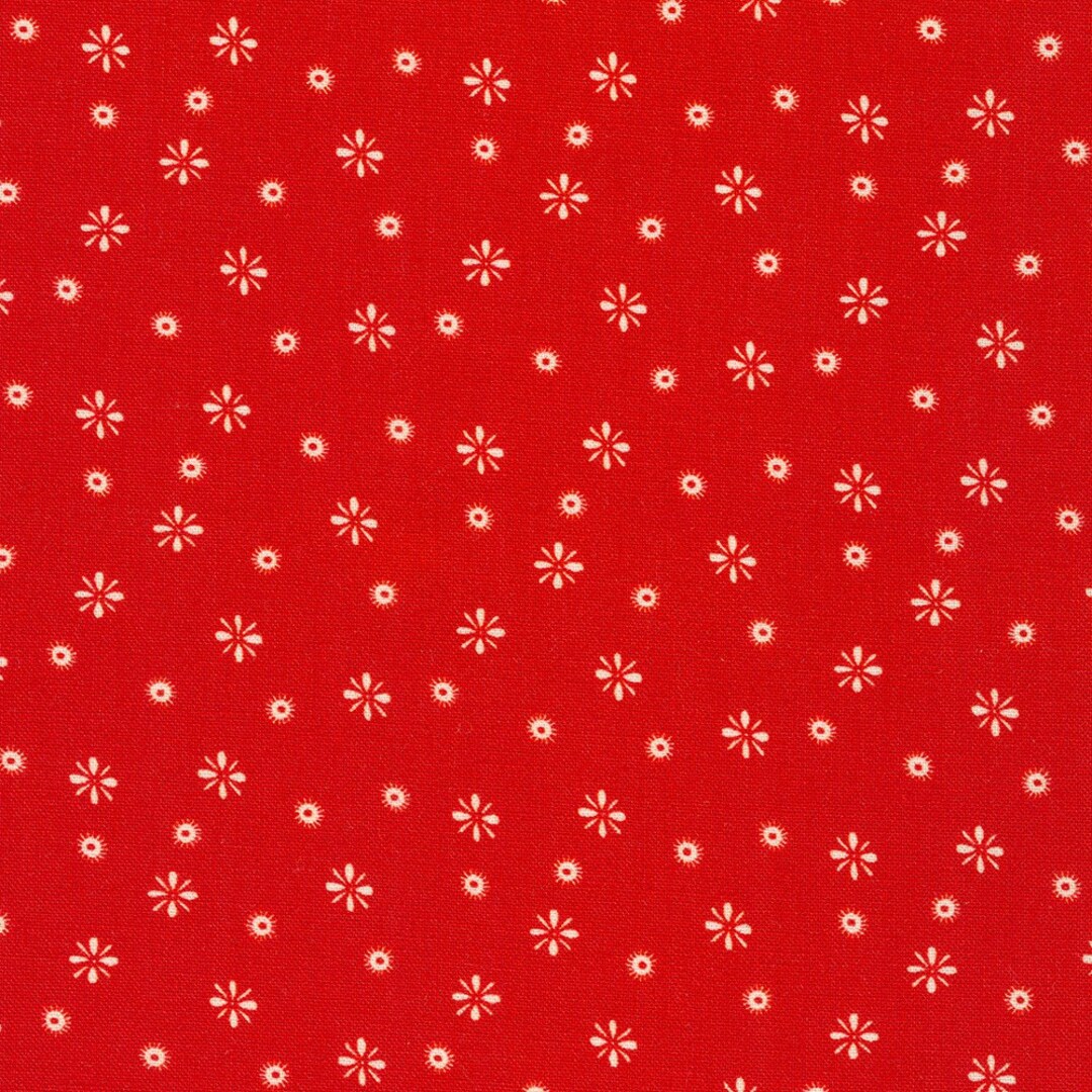 Daisy's Redwork by Debbie Beaves: Cotton Quilting Fabric by Flowerhouse ...