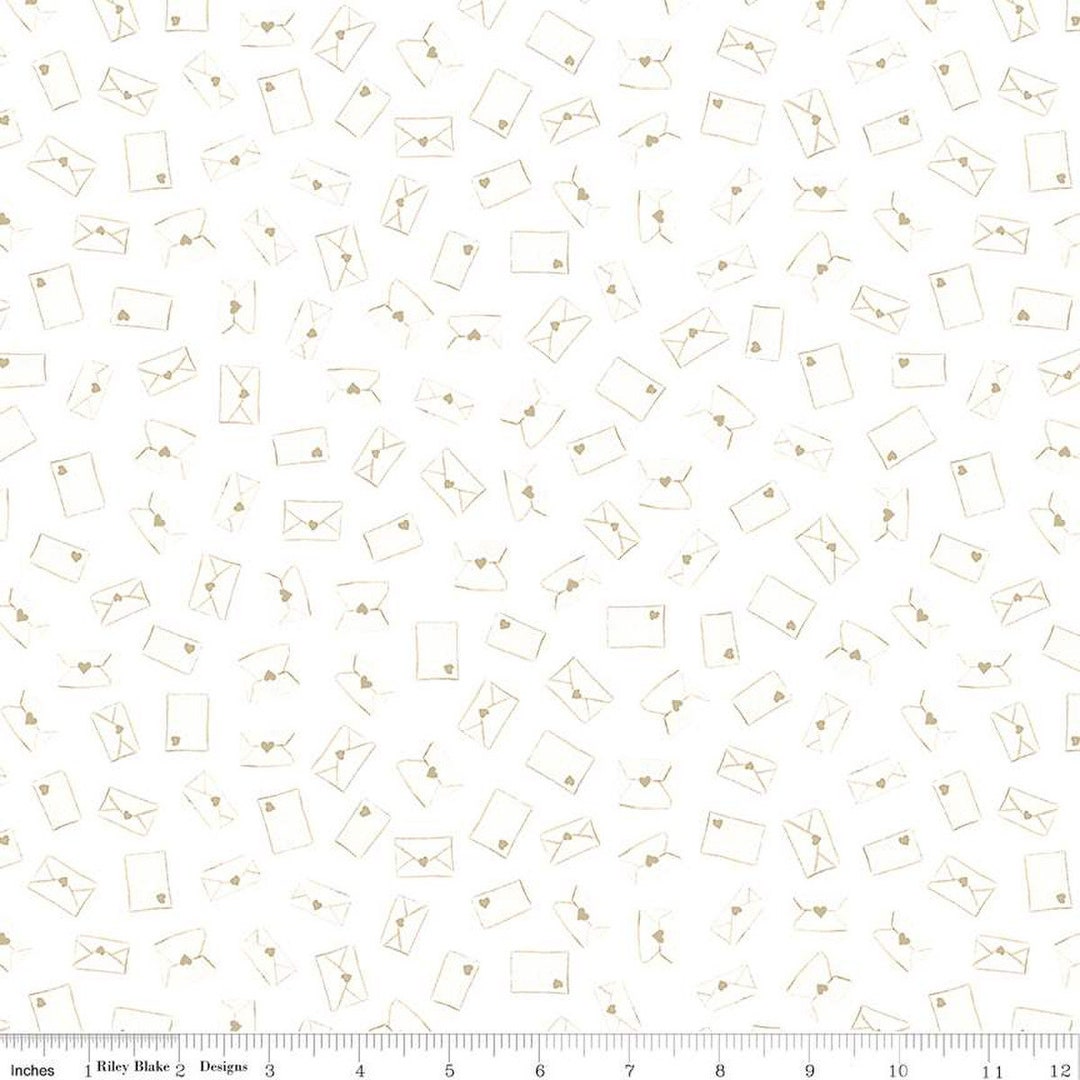 Hush Hush 2 Love Notes, Sold by the Half Yard, 100% Quilters Cotton by ...