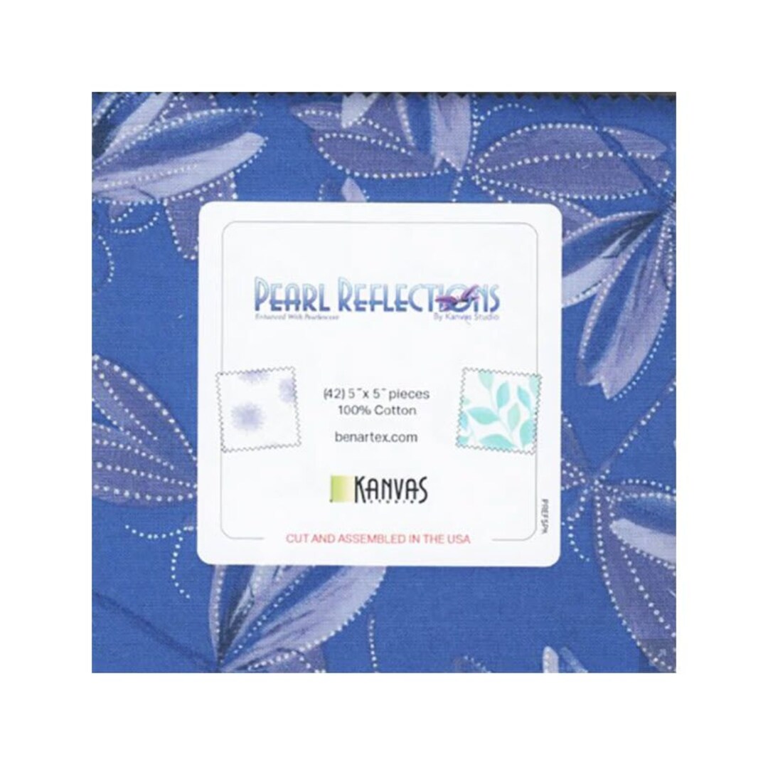 Pearl Reflections Charm Pack for Kanvas and Benartex - 42 Prints in ...