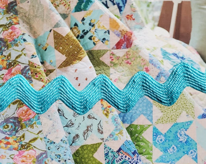 Riley Aqua Blue 3/8" Wide Polyester Rick Rack Trim, Ricrak ...