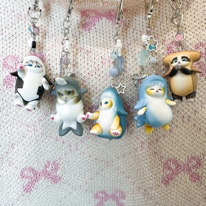 Mofusand Shark Keychains - Etsy