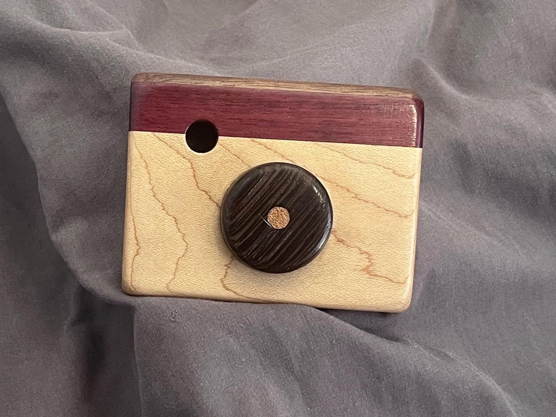 Wooden Toy Camera | Exotic Wood Toy Camera | Kid Toys - Etsy