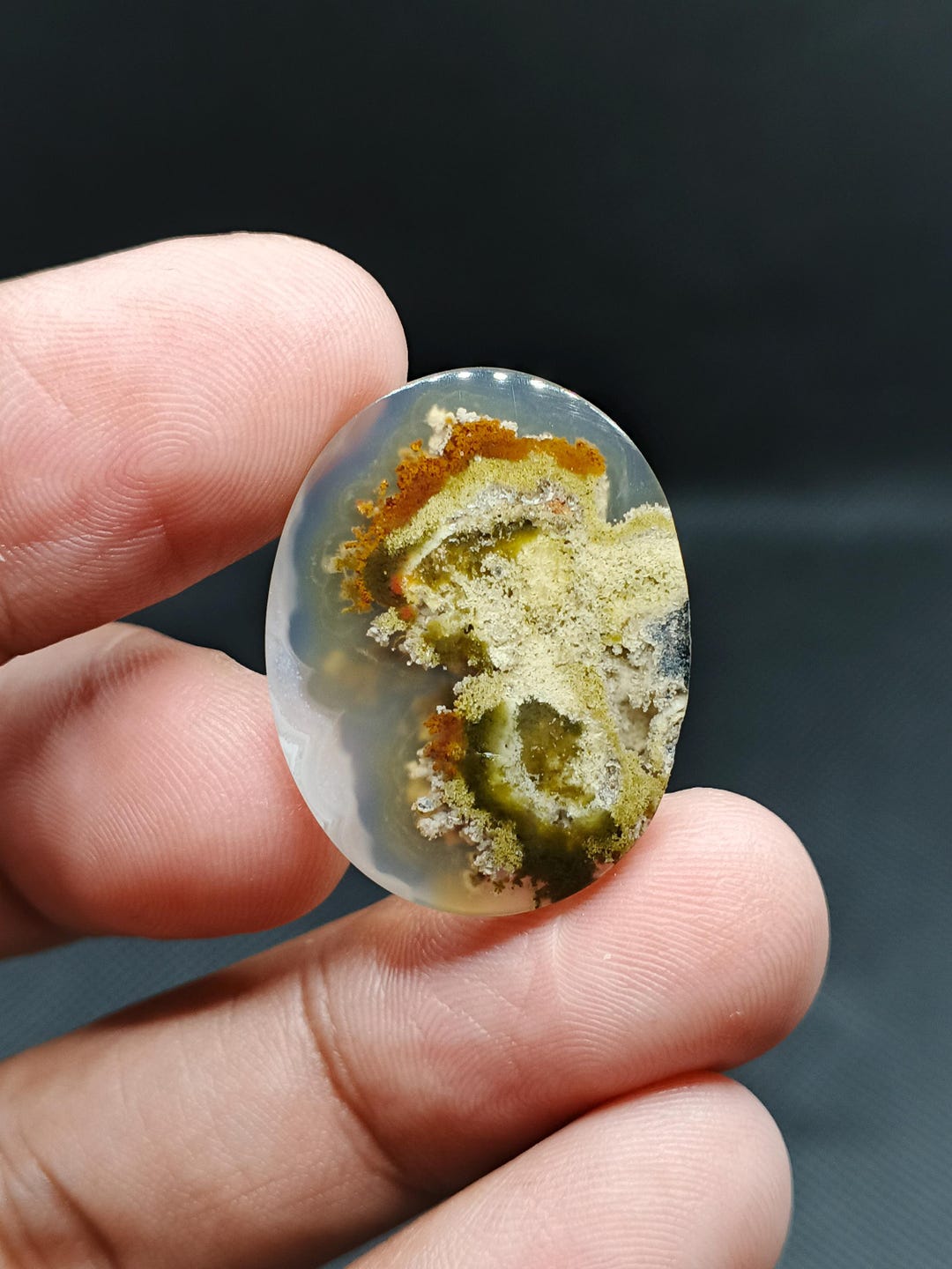 Picture Stone Agate - Crystal Moss Agate - Plume Agate - Gift Christmas ...