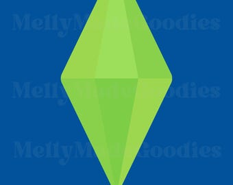 Printable Digital Image | Plumbob | Wall Art | Decor | the Sims | Sims ...