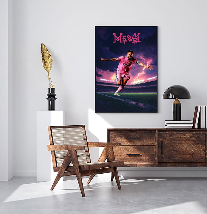 Lionel Messi Inter Miami Poster: Soccer Fan Art - Etsy