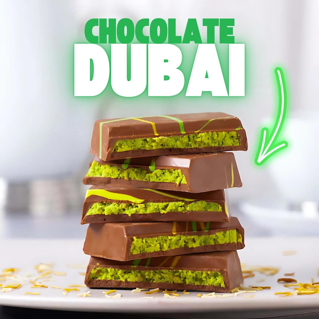 Luxury Dubai Chocolate Bar Pistachio & Kadaif Milk Chocolate 200g ...
