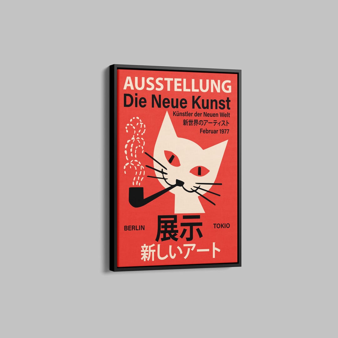 Discover the Fusion Poster, the New Art Berlin Tokyo German Print ...