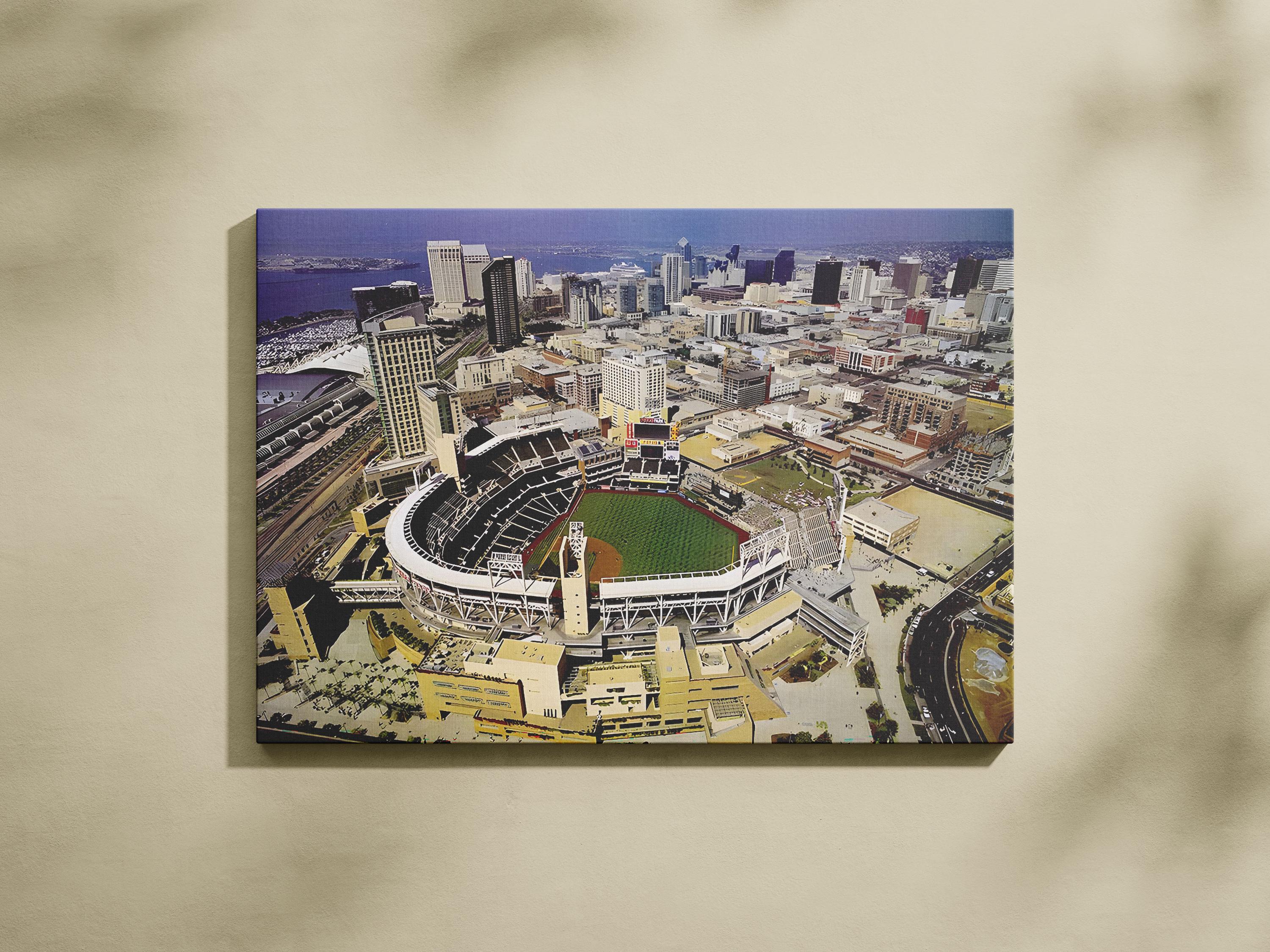 San Diego Padres Print, Petco Park Stadium Poster, Petco Park Night ...