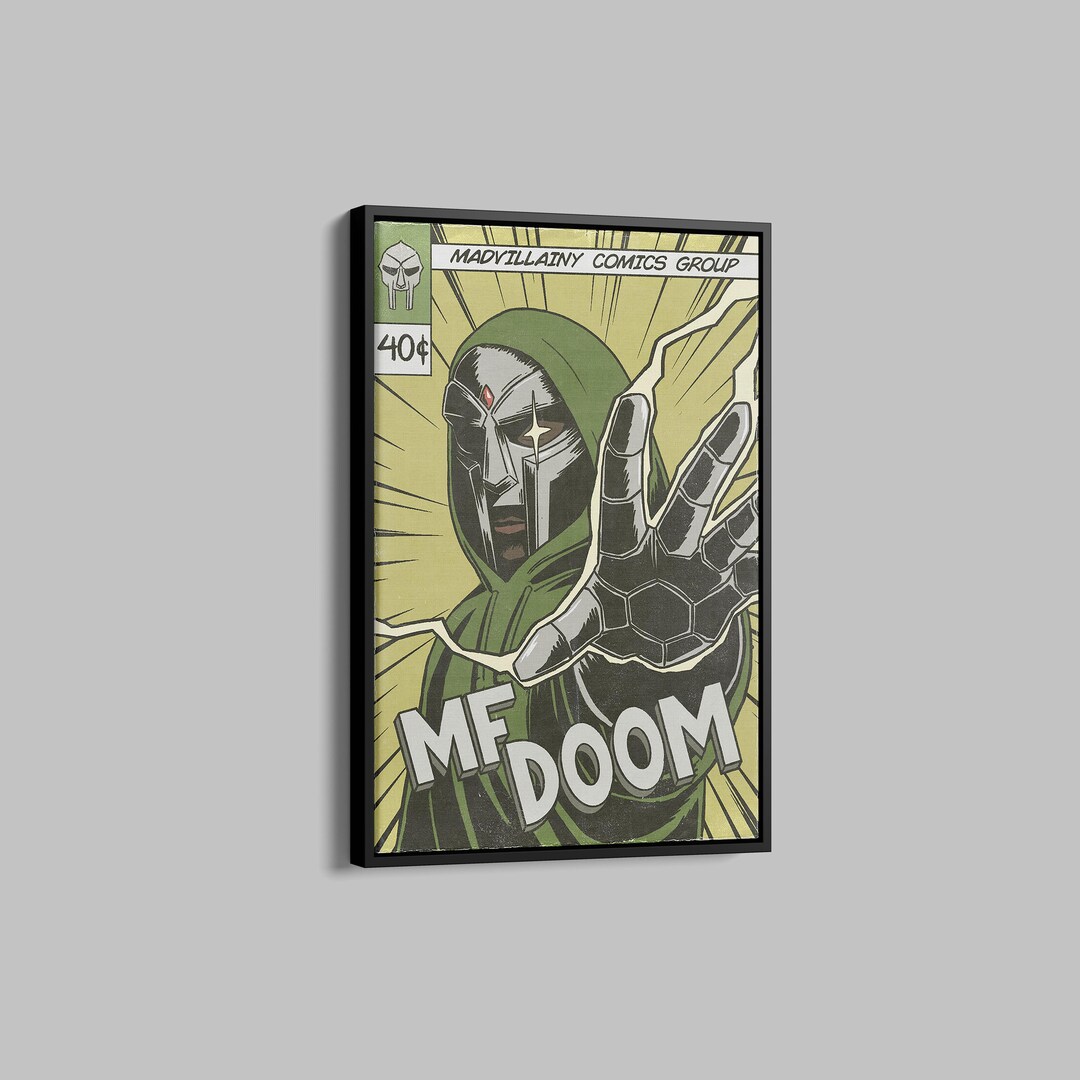 MF DOOM Poster Print | Artist Poster | MF Doom Comic Poster | Poster ...