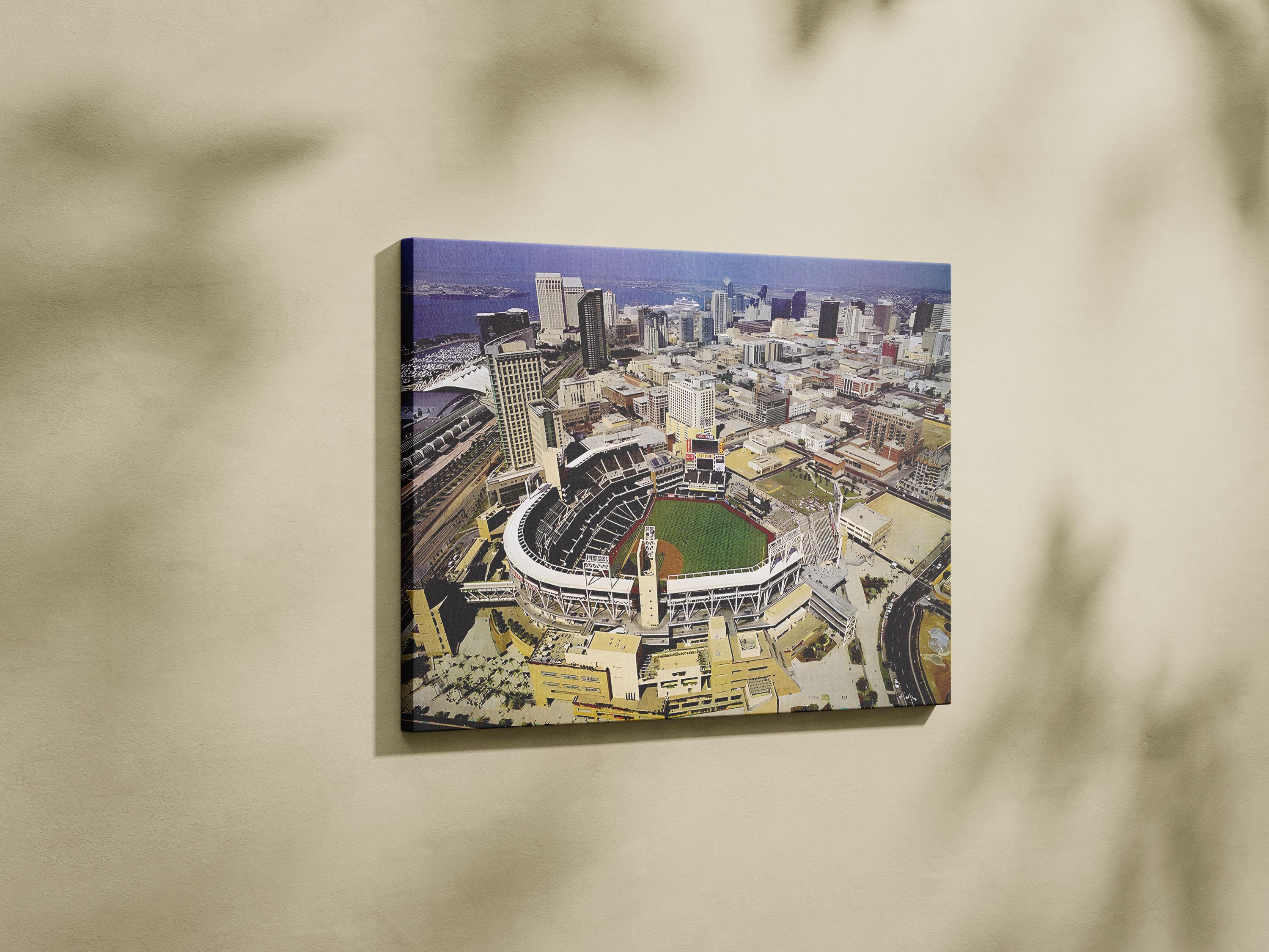 San Diego Padres Print, Petco Park Stadium Poster, Petco Park Night ...