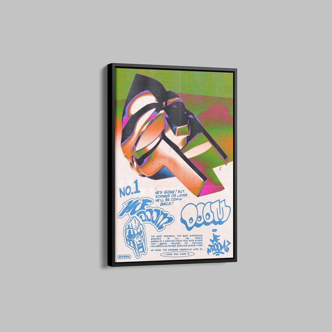MF Doom, MF Doom Print, Trendy Poster, Music Poster, MF Doom Poster ...