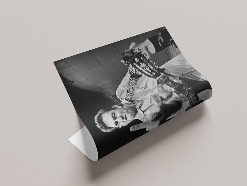 Johnny Cash Poster Middle Finger Canvas San Quentin Prison Wall Art ...