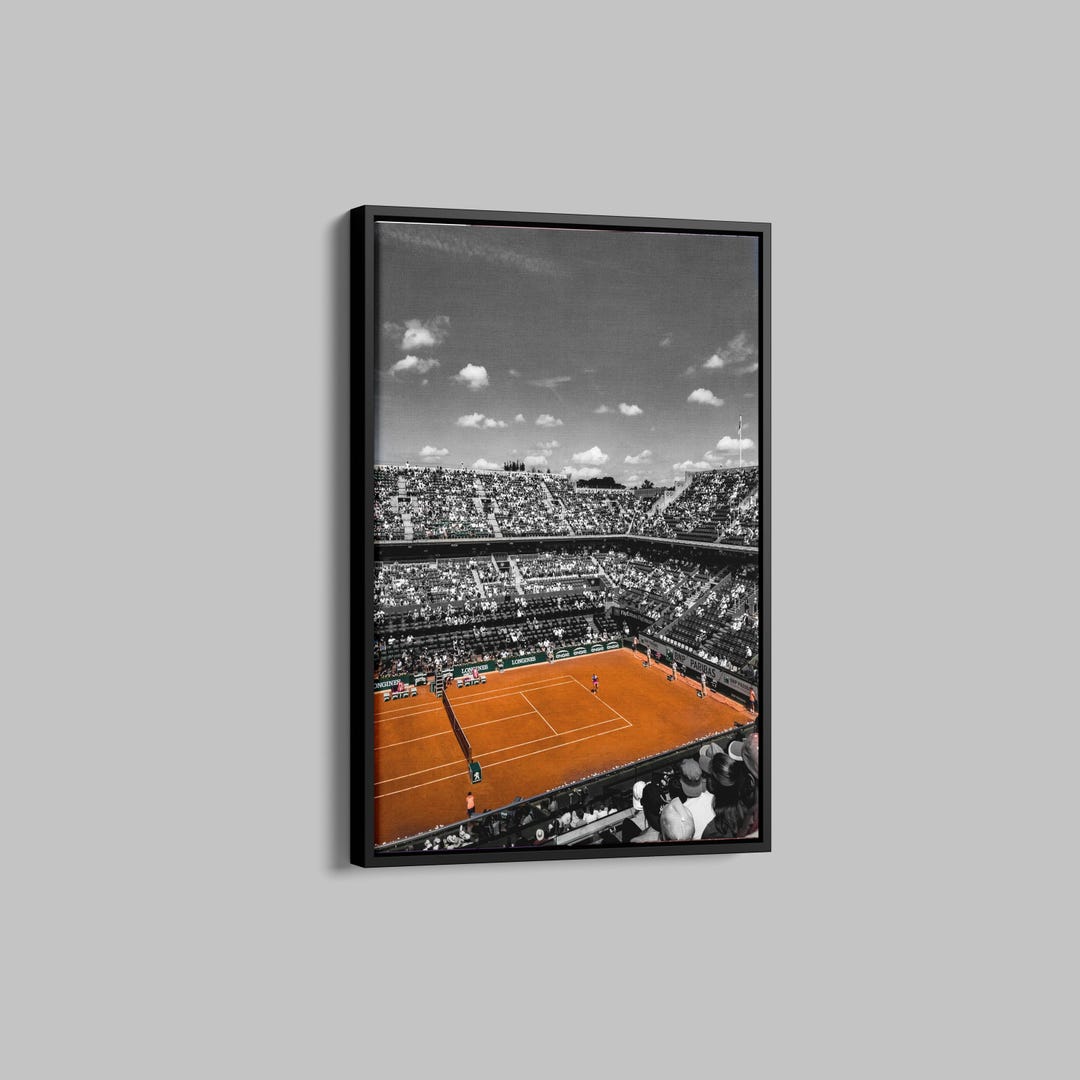 Roland Garros Canvas French Open Canvas 1984 Poster Print, Gilles ...