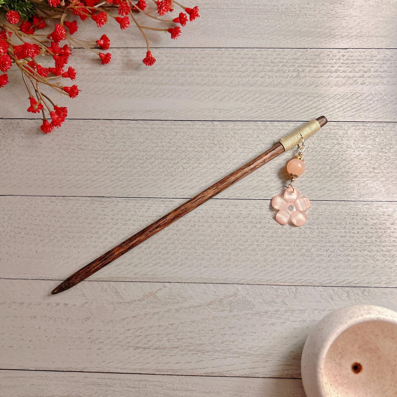 Handmade Japanese Hair Stick, Traditional Japanese Kanzashi, Artisan ...