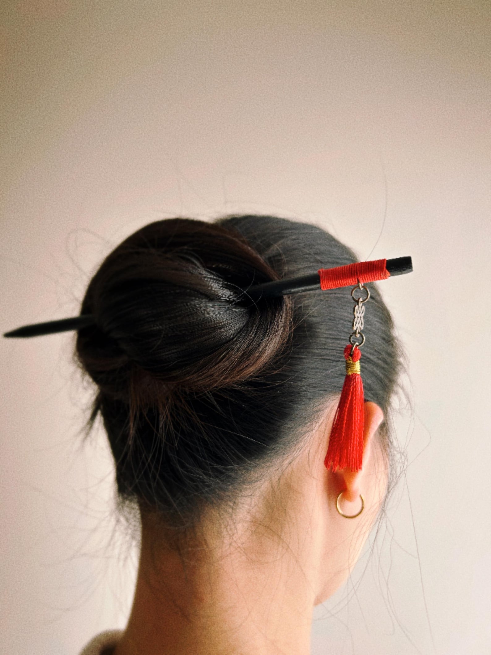 Chinese Knot Handmade Hair Stick, Traditional Japanese Kanzashi ...