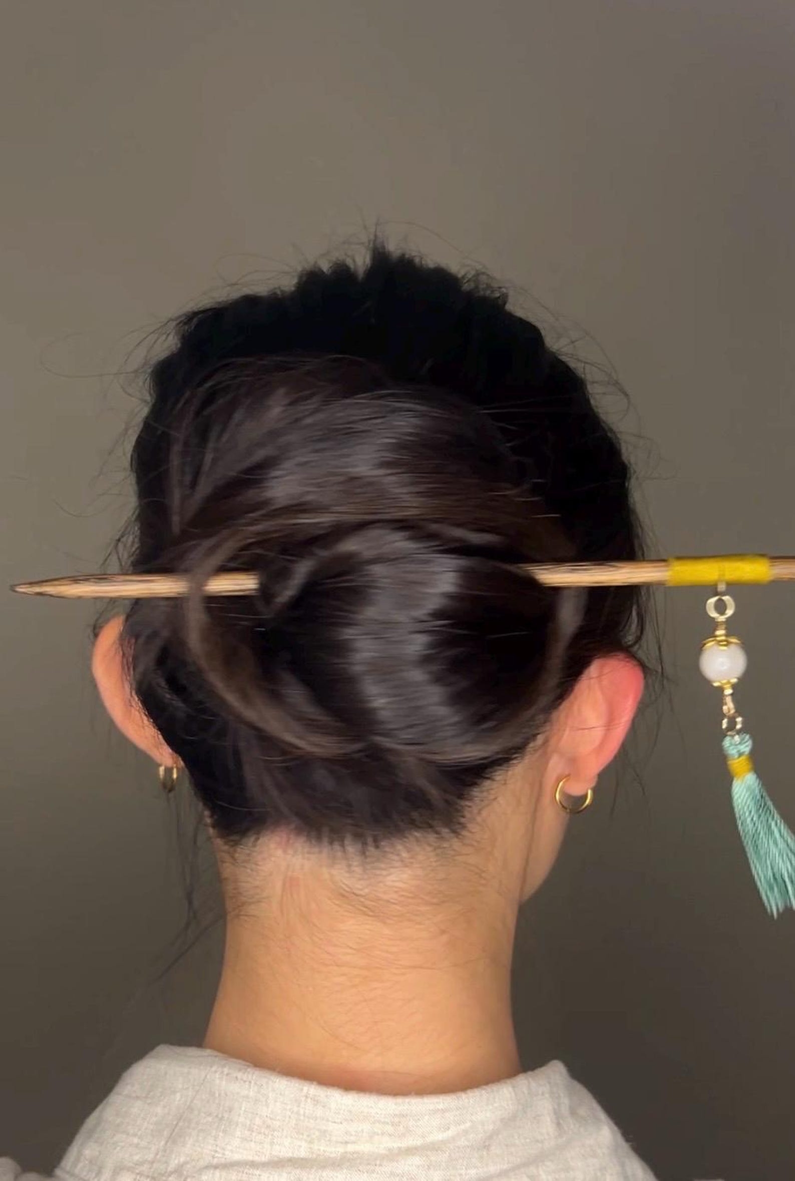 Gold Handmade Japanese Hair Stick, Traditional Japanese Kanzashi ...
