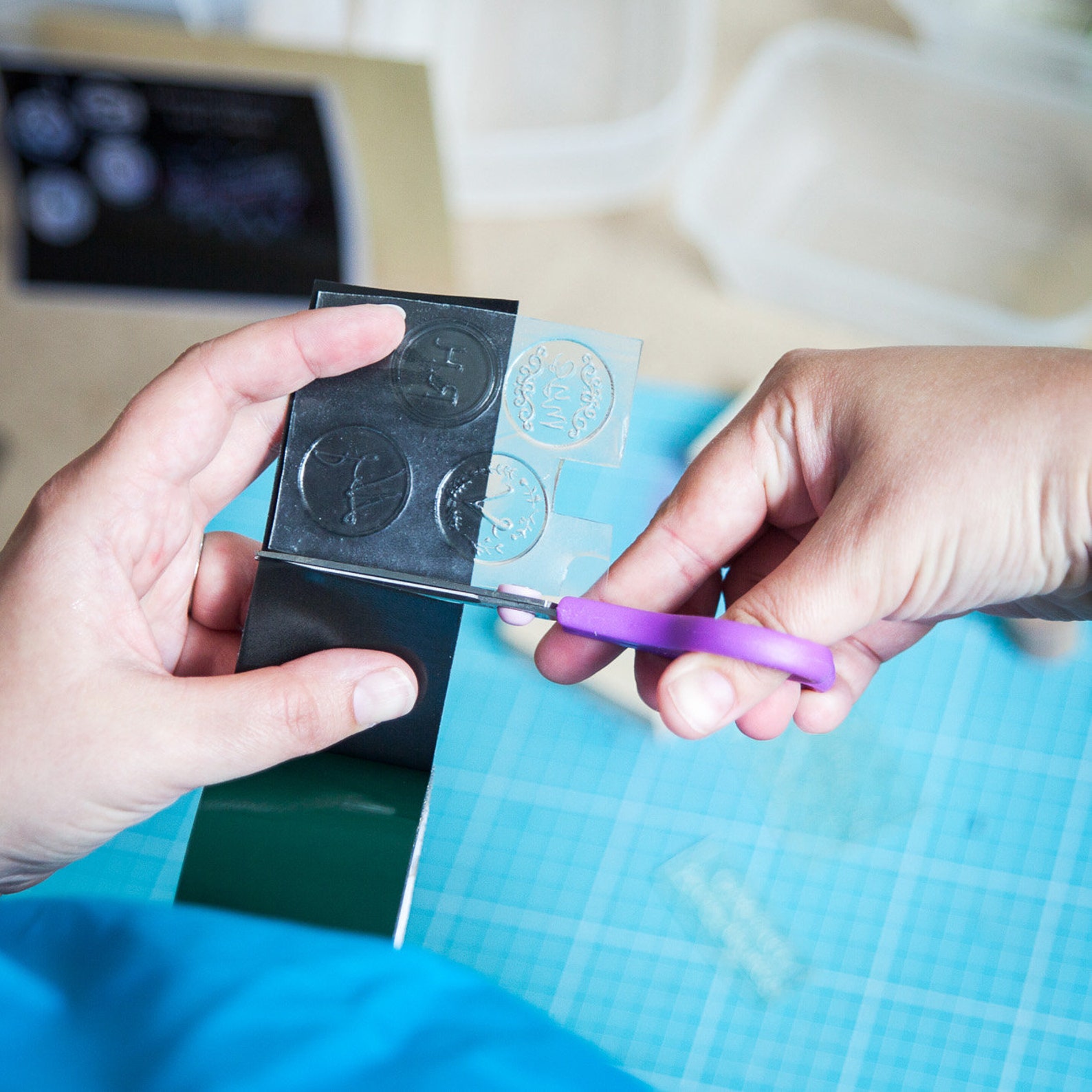 Self Inking Loyalty or Customer Reward Stamp Choose Symbol | Etsy