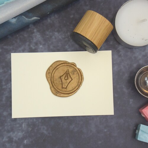 Happy Mail Wax Seal Wax Custom Wax Seal Kit Wax Stamp - Etsy