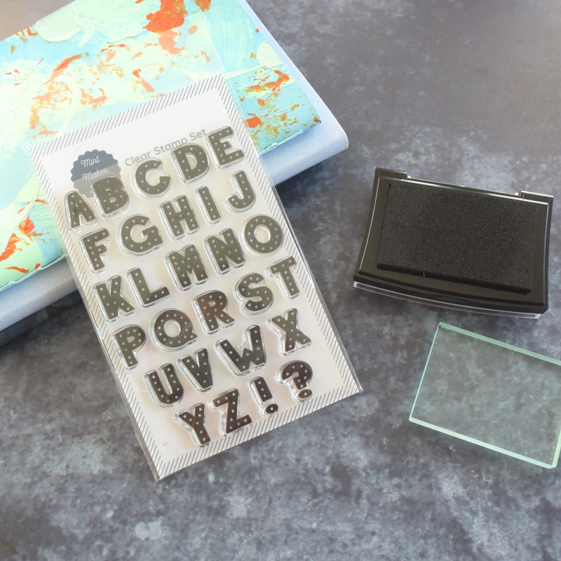 Clear Alphabet Stamps - Etsy