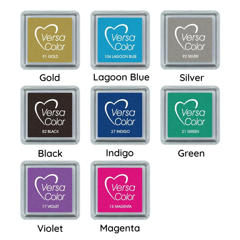 Indigo Tsukineko Versacolor small ink pad pigment ink | Etsy