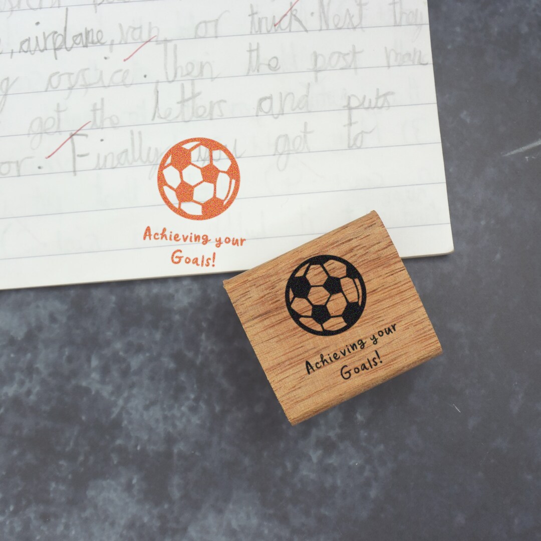 Achieving Your Goals Teacher Stamp Reward Rubber Stamp - Etsy