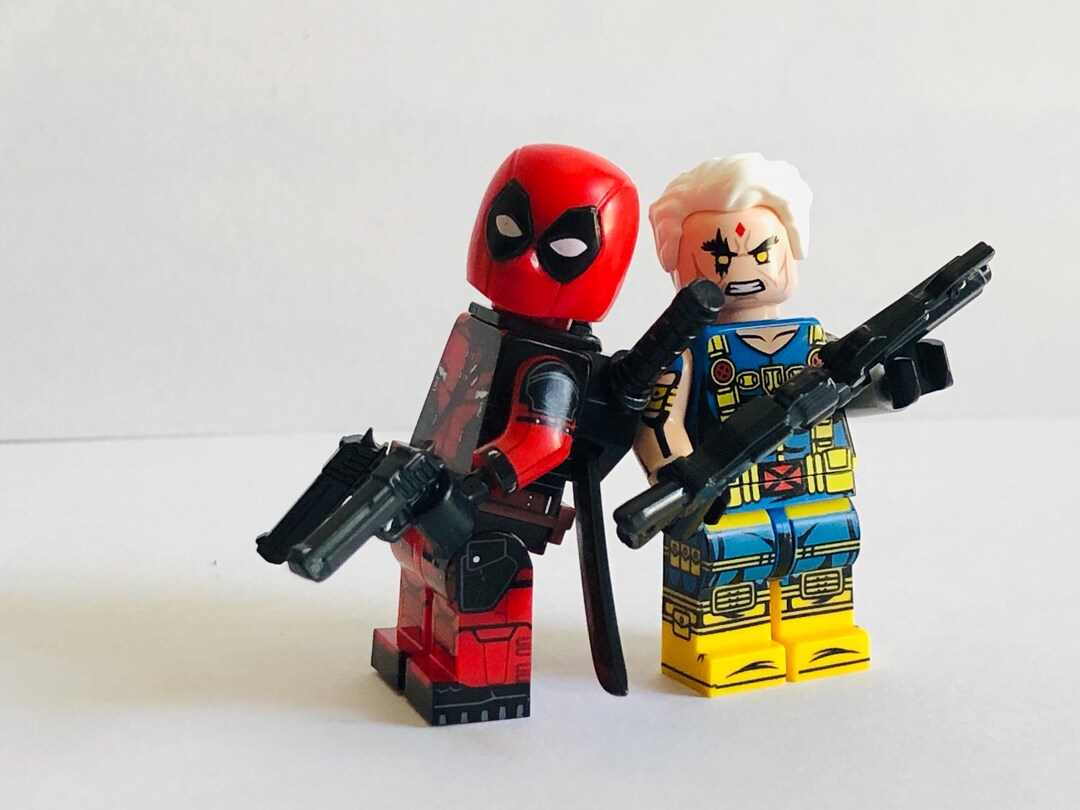 Custom Brick Deadpool and Cable Minifig Deadpool 2 Figures Set of Two ...