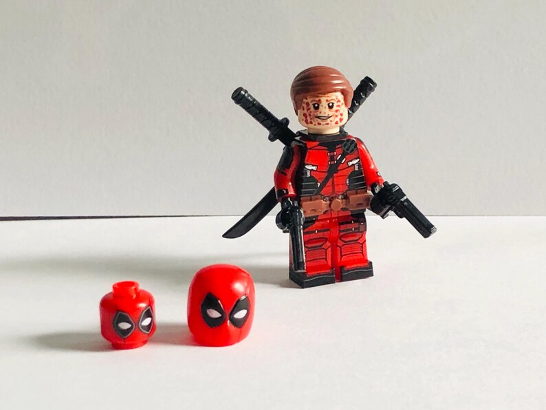 Custom Brick Deadpool & Wolverine Minifigs Set of Two Marvel Deadpool ...