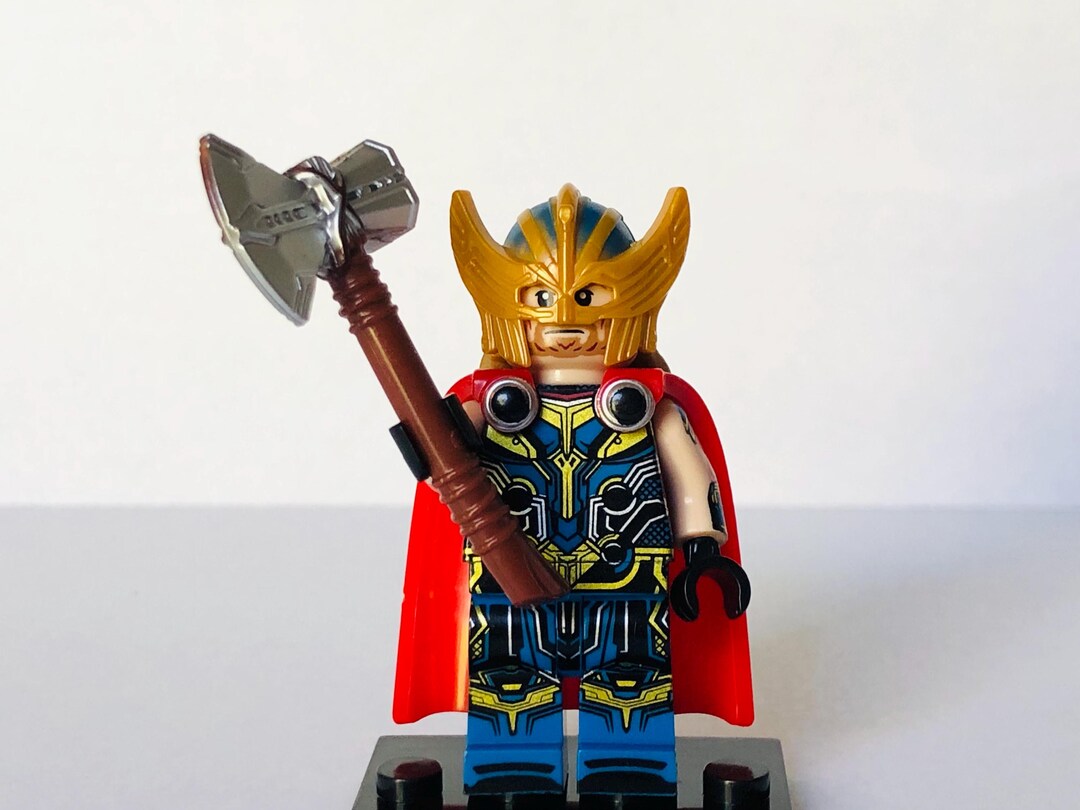 Custom Brick Thor Figurine Thor Love and Thunder Figure With ...