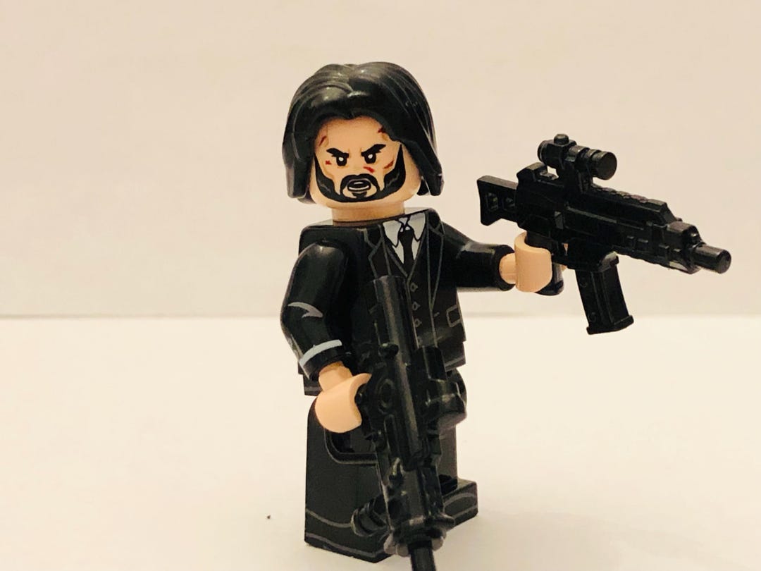 Custom Lego John Wick Minifigure Keanu Reeves John Wick 4 Brick Toy - Etsy