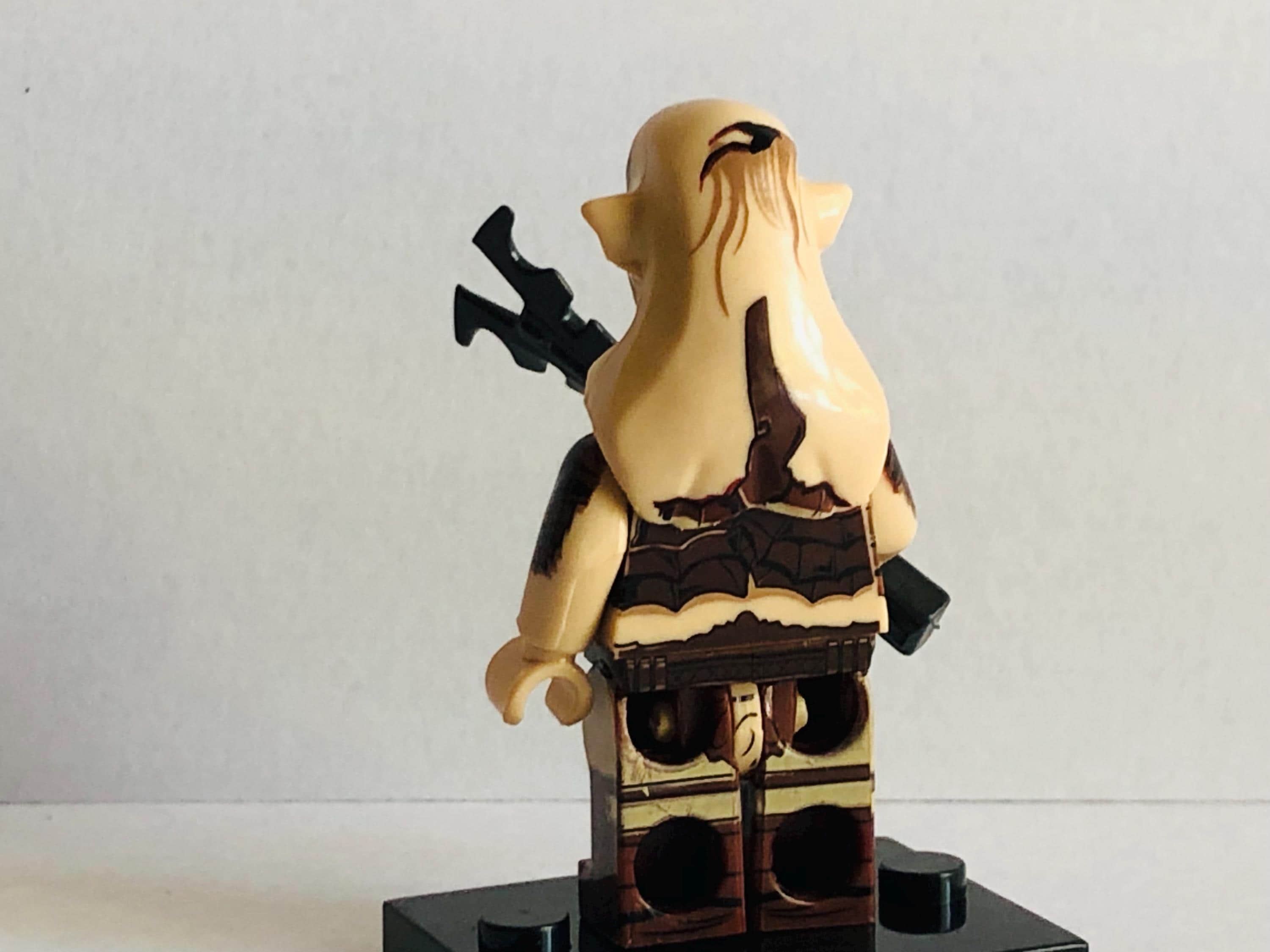 Custom Lego Lord of the Rings Bolg Orc Minifigure the Hobbit Minifigure ...